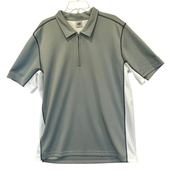 ALO Yoga | Shirts | Alo Cool Fit Mens Zipup Golf Polo Shirt Sz Xxl In ...